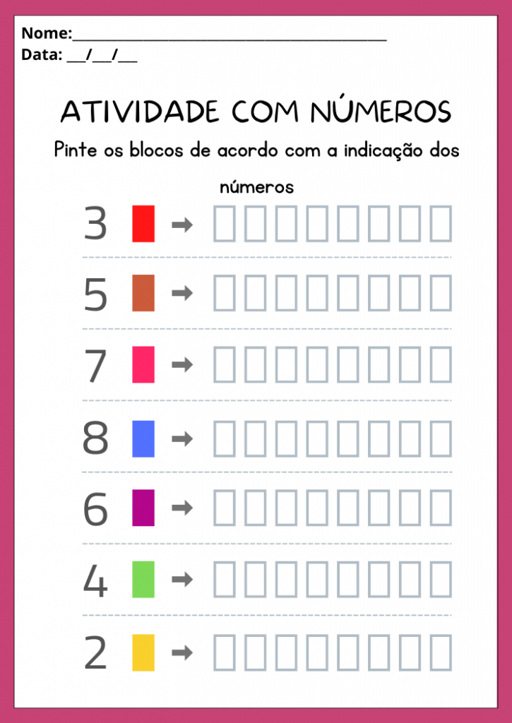 Atividades com Números