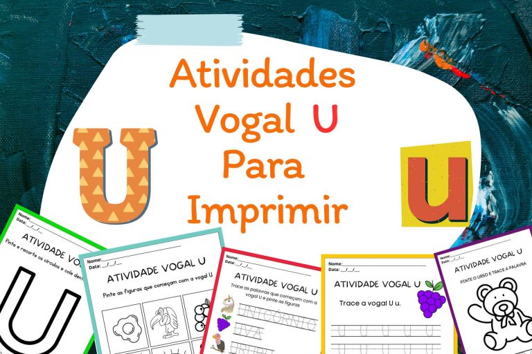 Atividades Vogal U para Imprimir