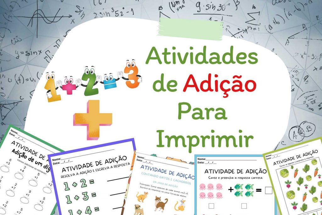 Atividades De Adição Para Imprimir