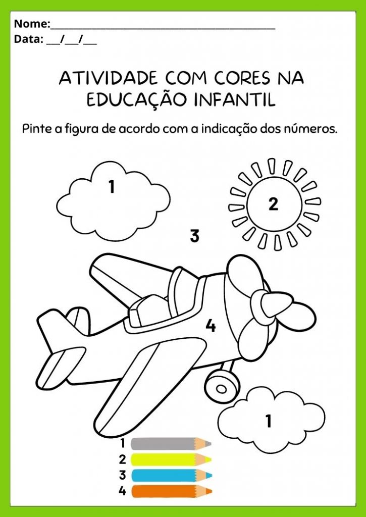 Atividades com Cores na Educação Infantil