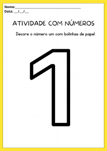 Atividades com Números