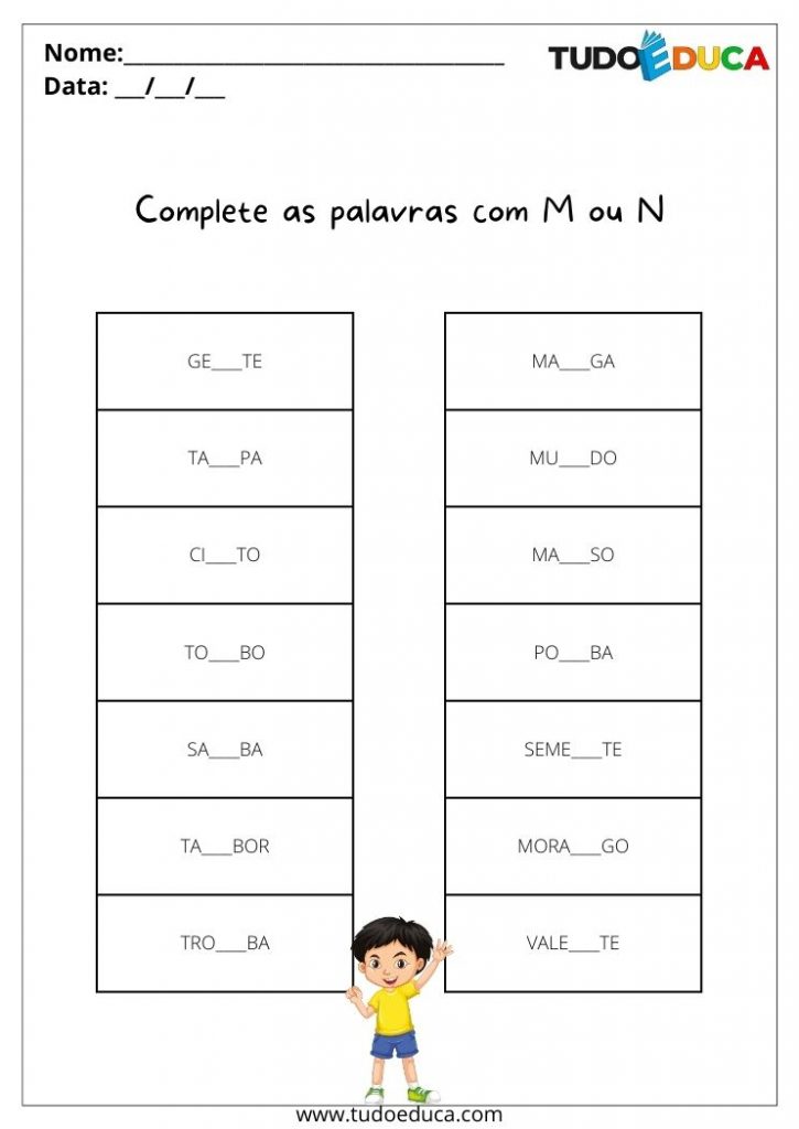 25 Atividades de Alfabetização 3º Ano