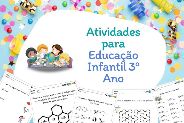 25 Atividades para Educação Infantil 3º Ano