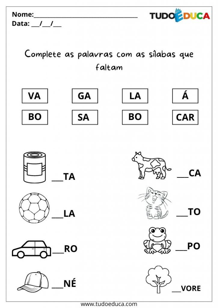 32 Atividades de Português Para Alunos com Autismo para Imprimir