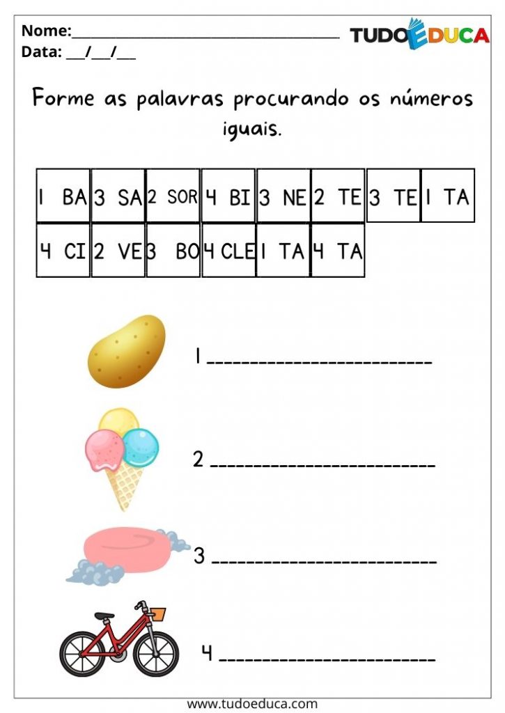 20 Atividades de português para alunos com TDAH para imprimir