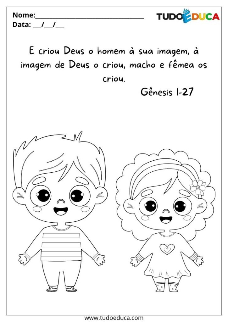 Atividades Bíblicas Sobre a Criação do Mundo
