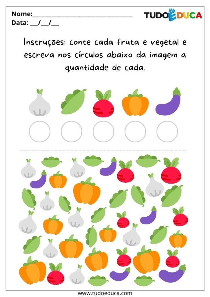 10 Atividades com Frutas e Vegetais para Alunos com Autismo