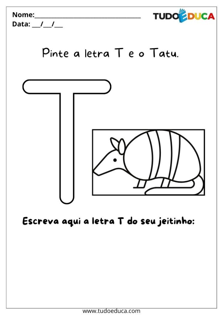 10 Atividades com letras para o maternal para imprimir