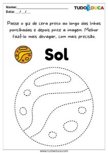 10 Atividades do Sistema Solar para Alunos Autistas