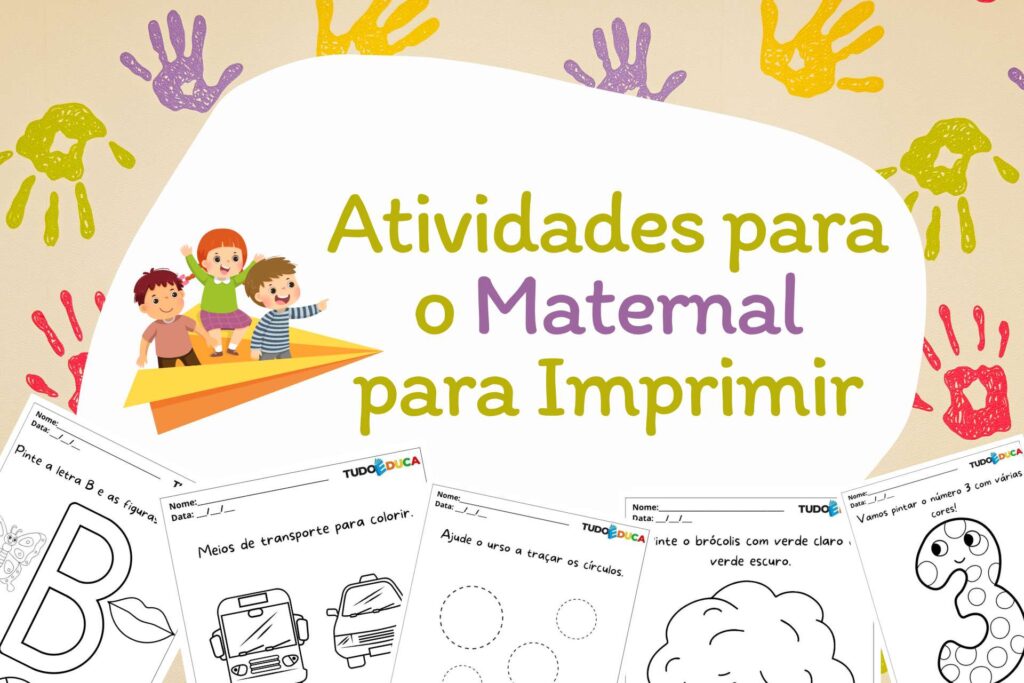 10 Atividades para o Maternal para Imprimir