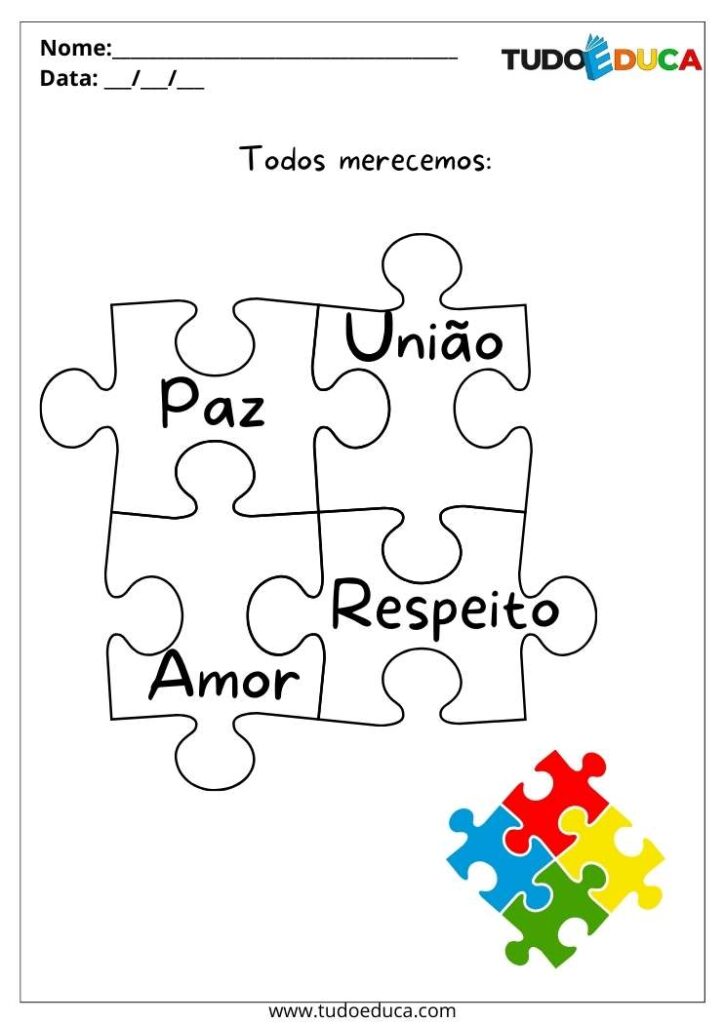 10 Atividades para o Dia de Conscientização do Autismo 10 Atividades para o Dia de Conscientização do Autismo