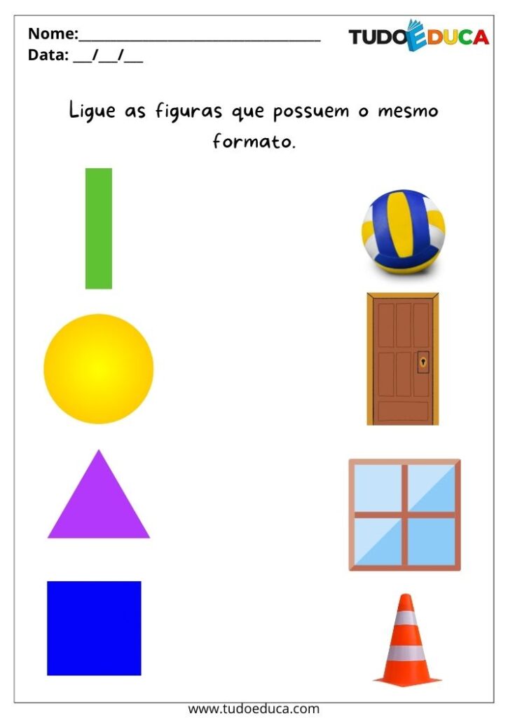 10 Atividades com Formas Geométricas para Educação Infantil para Imprimir