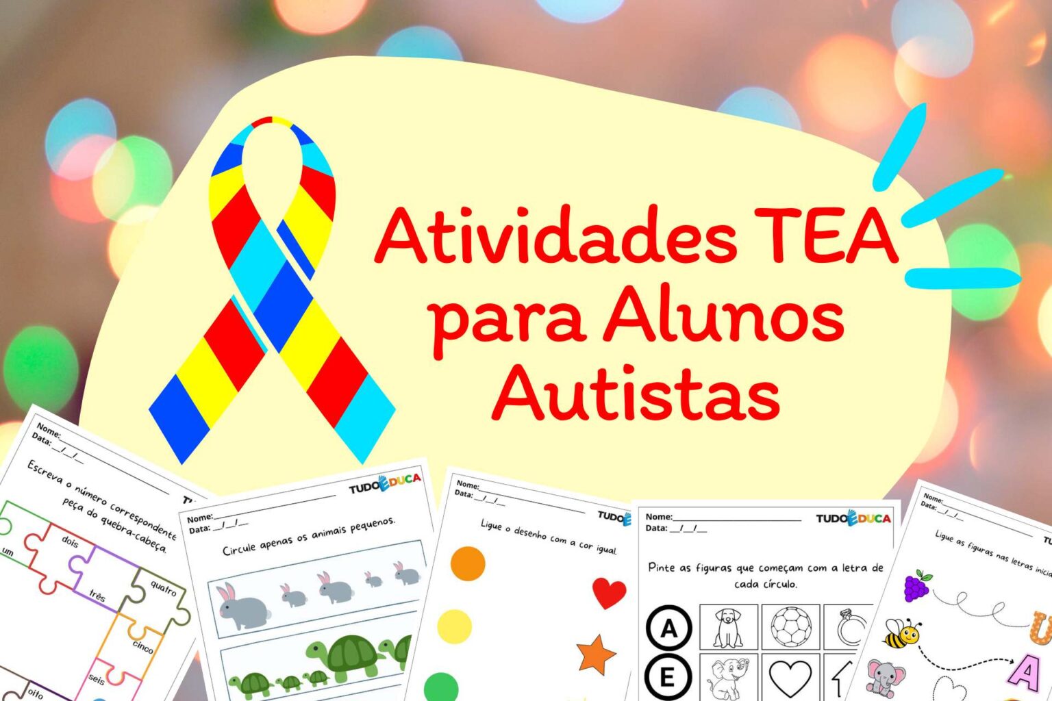 33 Atividades TEA para Alunos Autistas