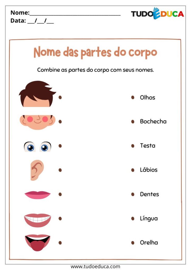 10 Atividades com o Corpo Humano para Alunos com Autismo