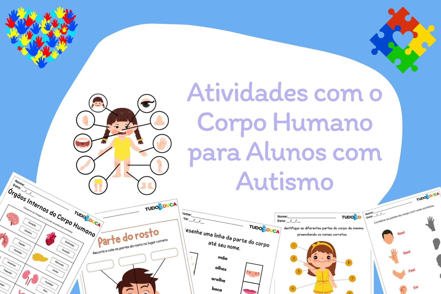10 Atividades com o Corpo Humano para Alunos com Autismo