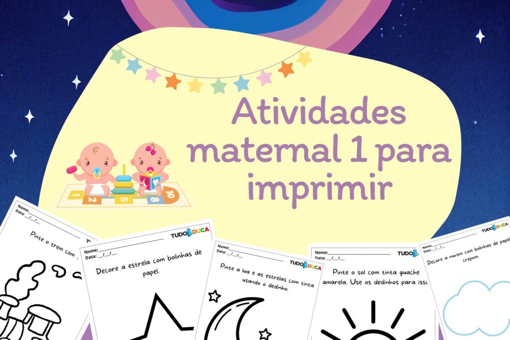 10 Atividades maternal 1 para imprimir
