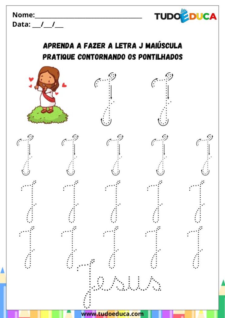 10 Atividades com a Letra J Cursiva para a Alfabetização