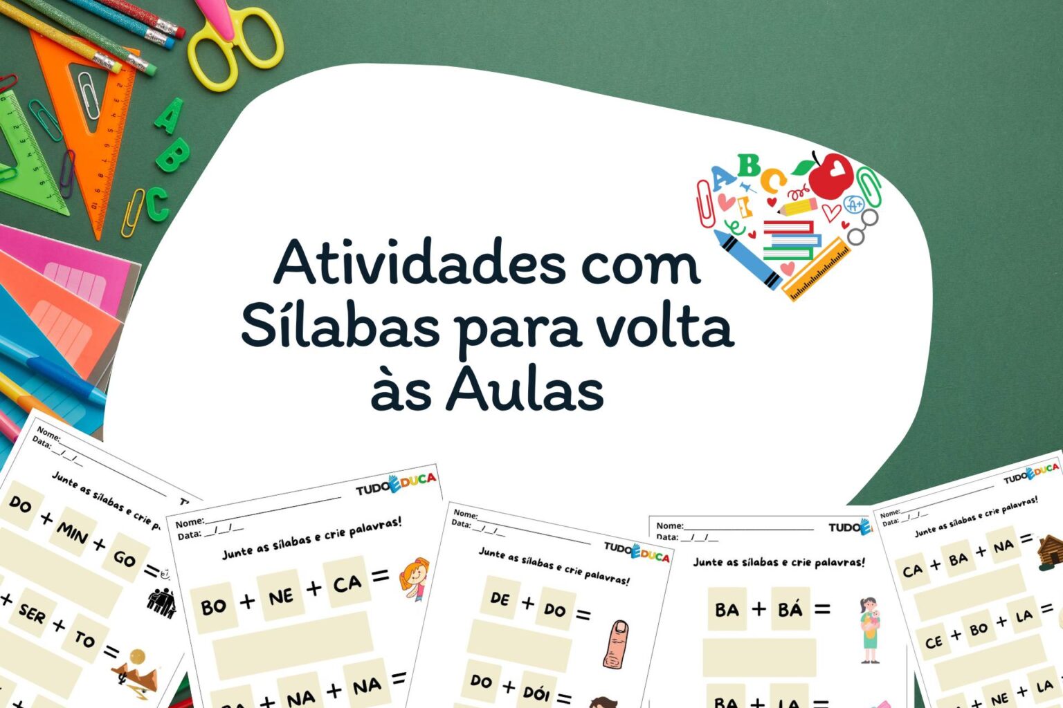 10 Atividades com Letras Cursivas para Escrever